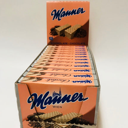 Manner Dark Chocolate Hazelnut Wafers 75g ( BB 05/2024 ) – Eurofood