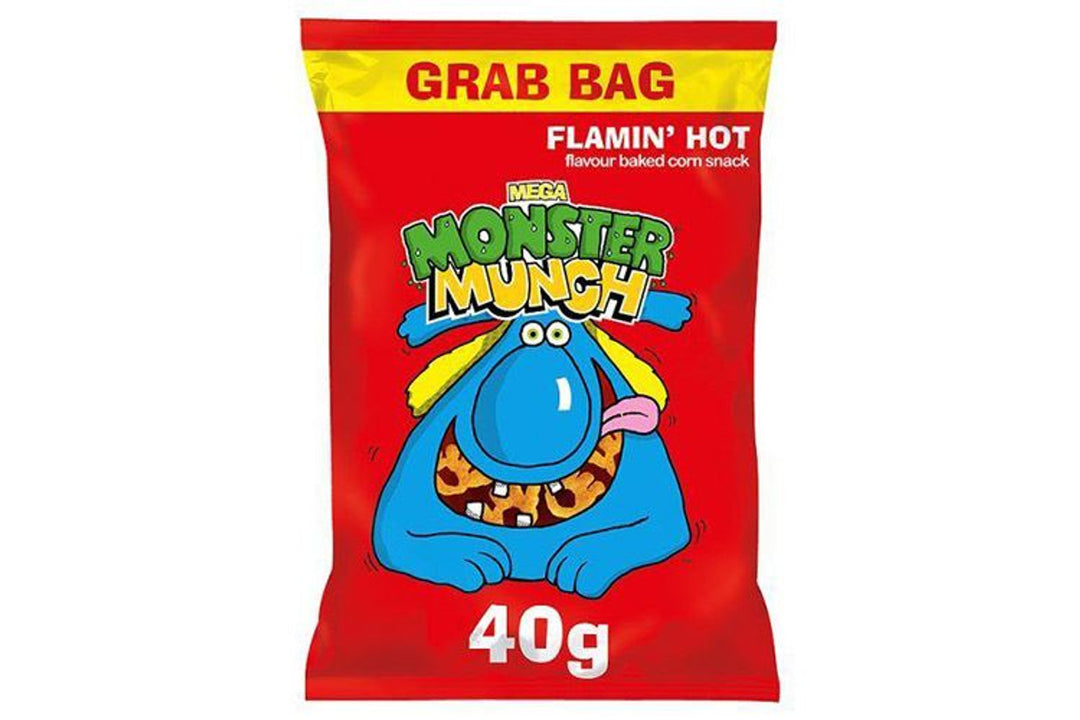 Monster Munch Flaming Hot Grab Bag Grab Bag 40g (BB 18 Nov 2023 ...