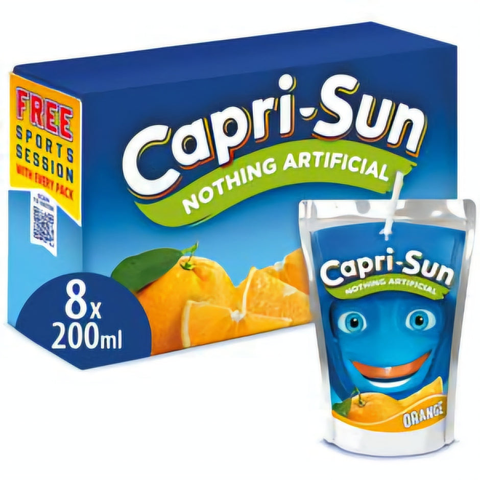 Capri-Sun Orange 8 x 200ml 8 Packs ( BB 30/01/2026 ) – Eurofood