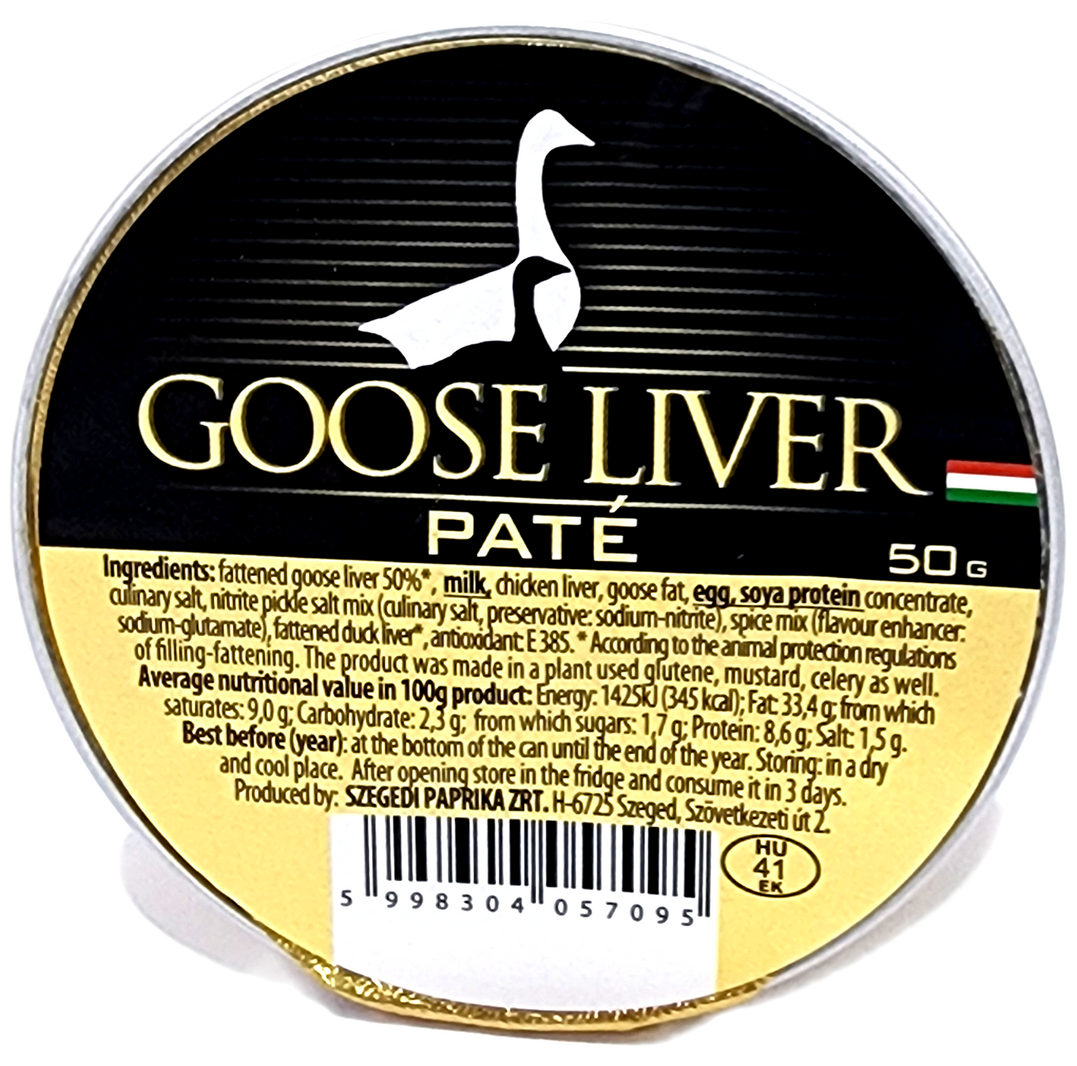 Hizott Libamaj Foie Gras Goose Liver Pate 50G ( BB 12/2028 ) – Eurofood