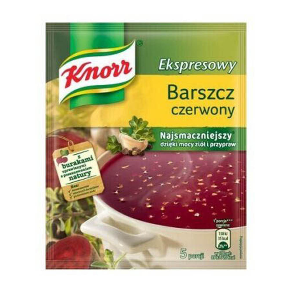 Knorr Barszcz Czerwony Red Borsch Instant Soup 53G ( BB 31/08/2026 ...