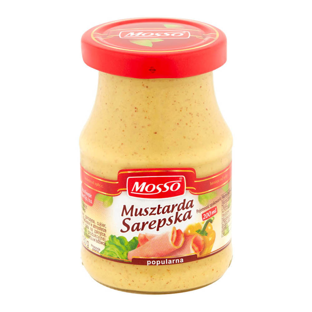 Mosso Musztarda Sarepska Brown Mustard 180g ( BB 21/11/2023 ) – Eurofood