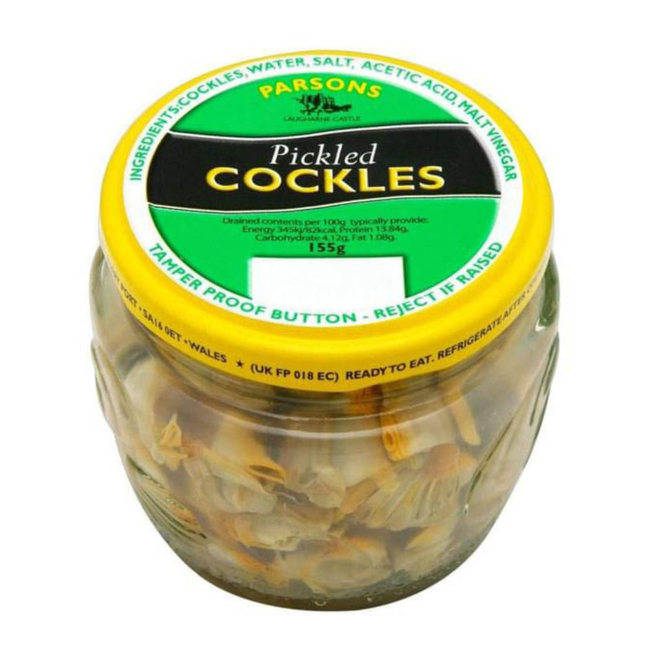 Parsons Pickled Cockles Jar 155G ( BB 30/04/2027 ) – Eurofood